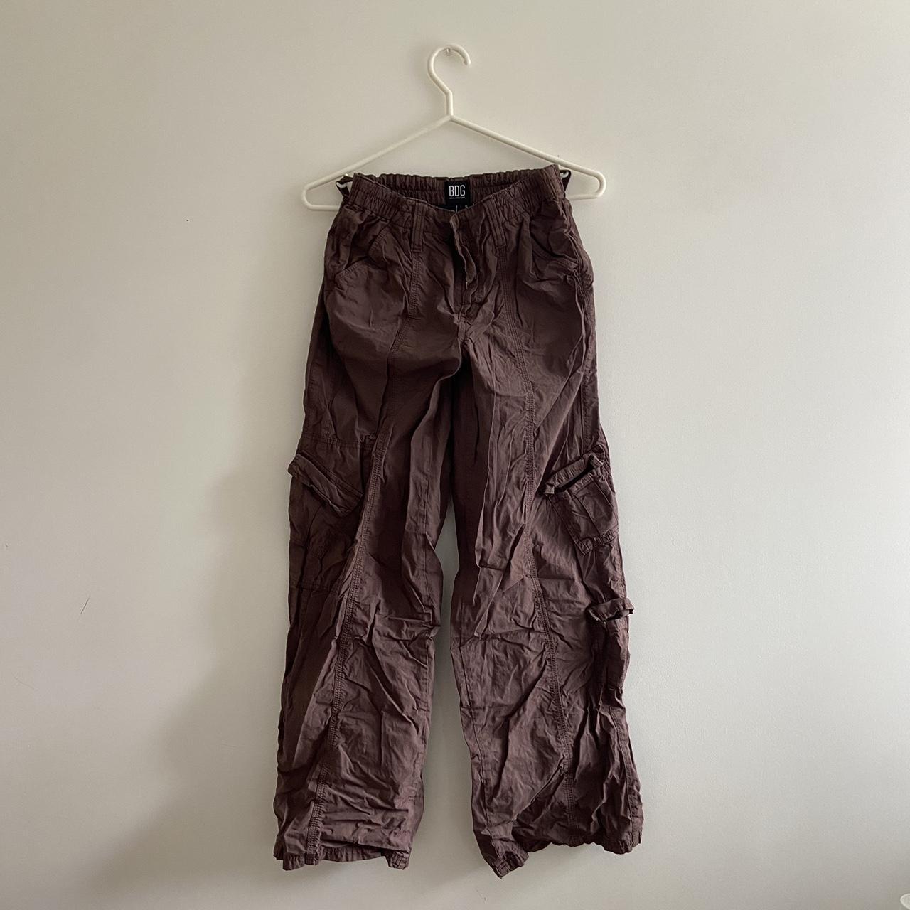 Brown Urban Outfitters cargo pants Size: S Worn once - Depop