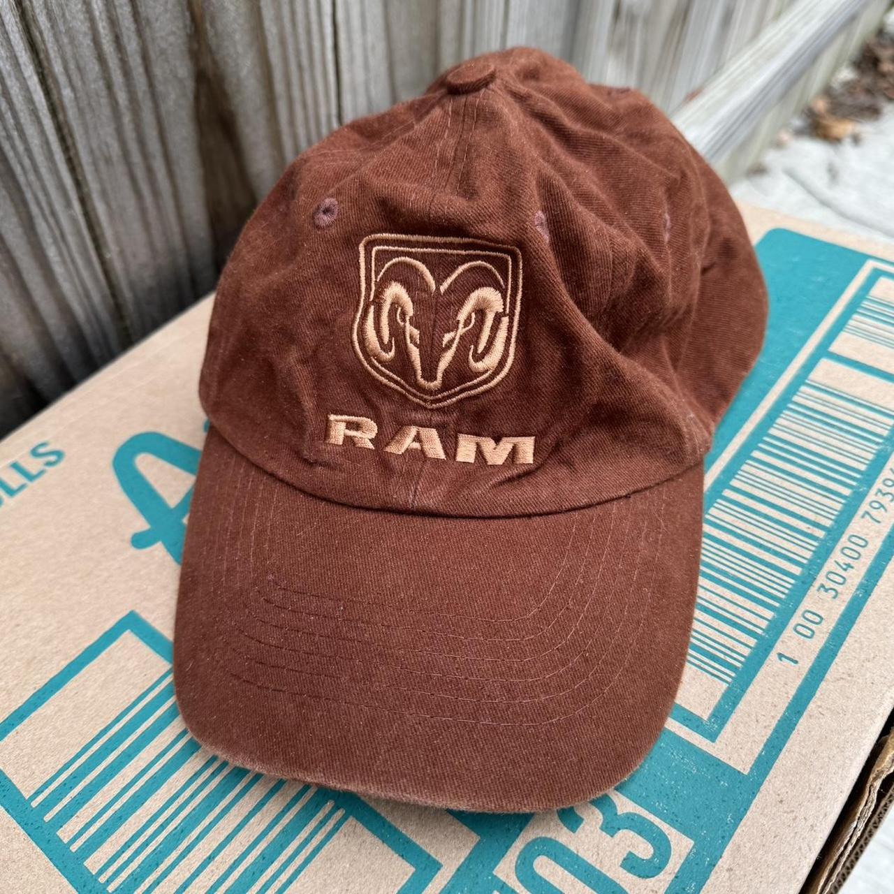 Vintage Dodge Ram Trucker Hat Suede Material... - Depop