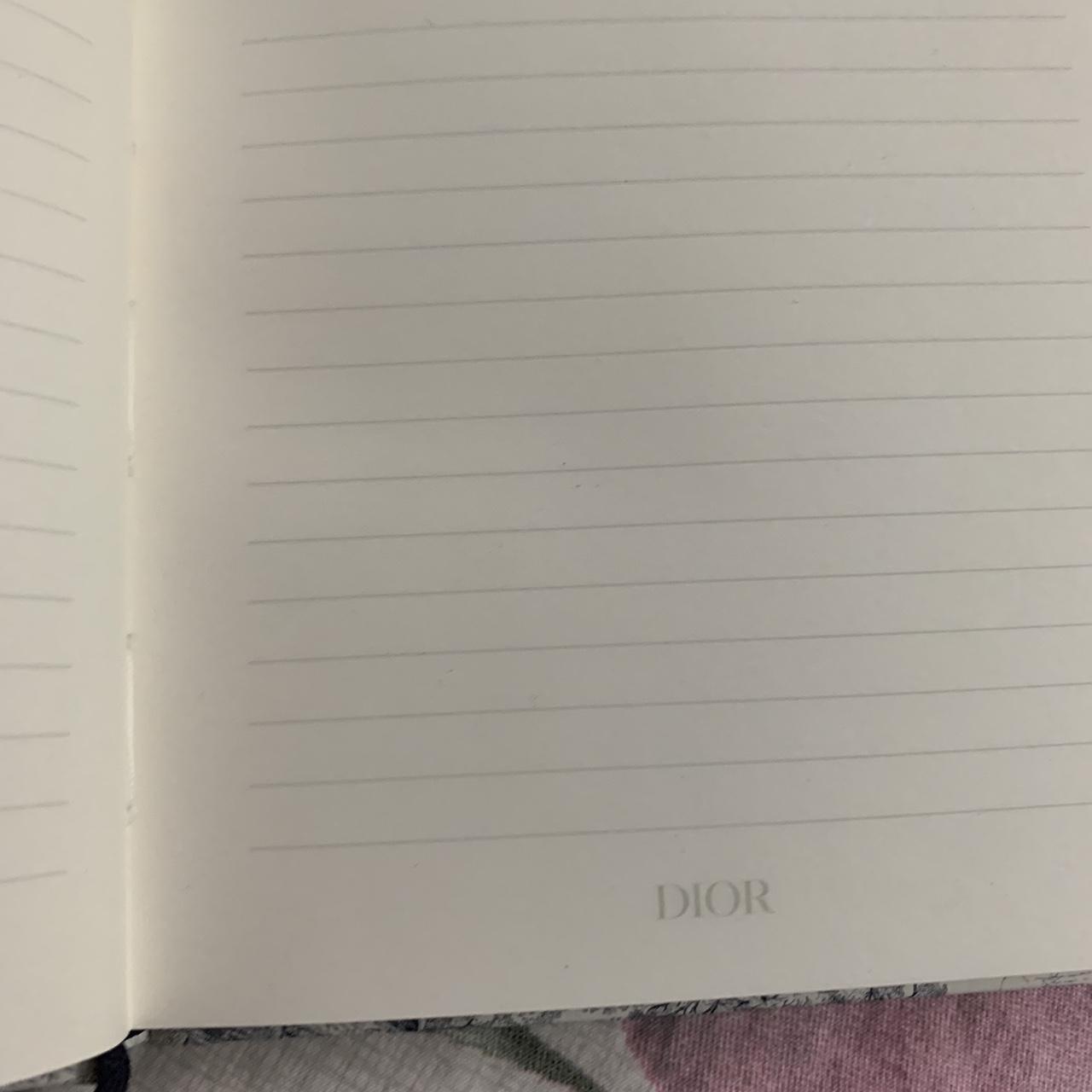 Authentic Dior notebook Smaller notebook Gold lined... - Depop