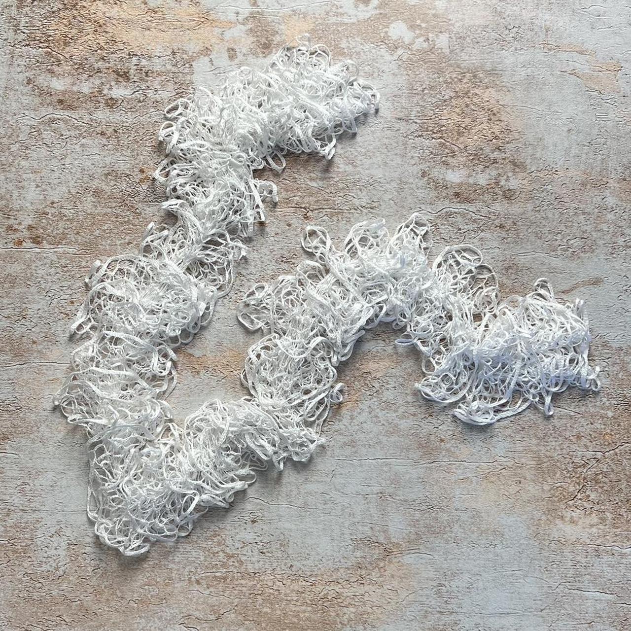 Vintage Japanese mesh scarf Total length 195cm - Depop