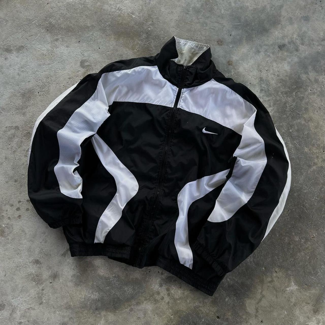 Nike mini swoosh windbreaker jacket Used Size -... - Depop