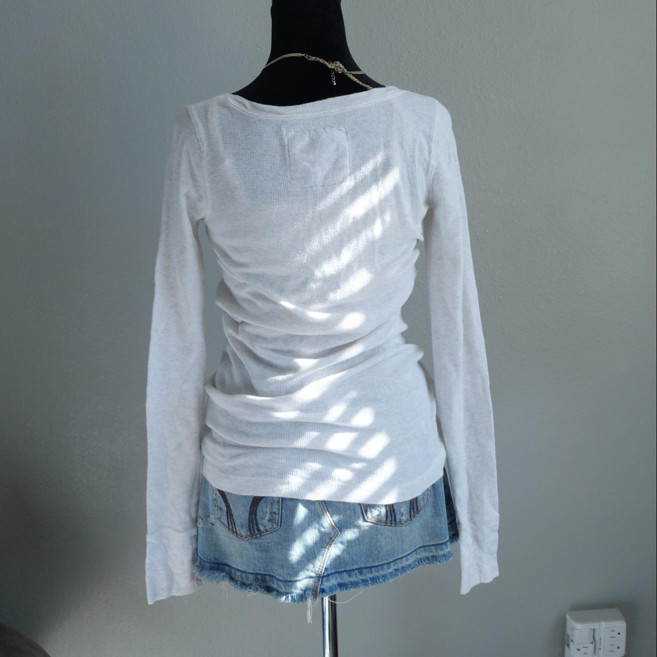 Vintage Abercrombie & fitch long sleeve Henley top 🤍... - Depop