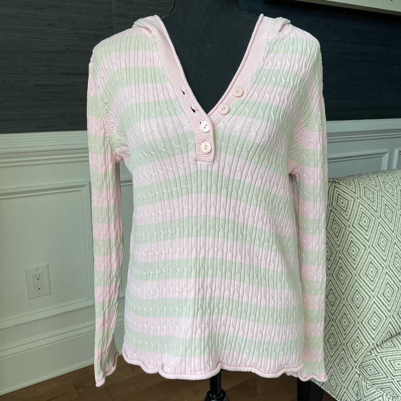 Super cute striped sweater with buttons - Depop