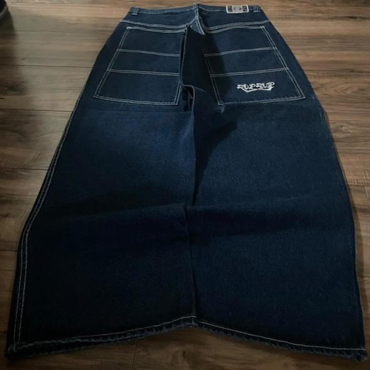 Vintage jnco style pockets flip flop usa jeans from... - Depop
