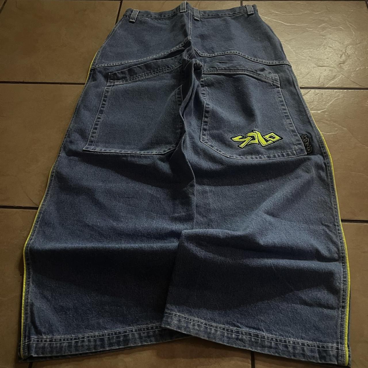 Vintage Solo Semore jeans Jnco pocket and wide leg... | Depop