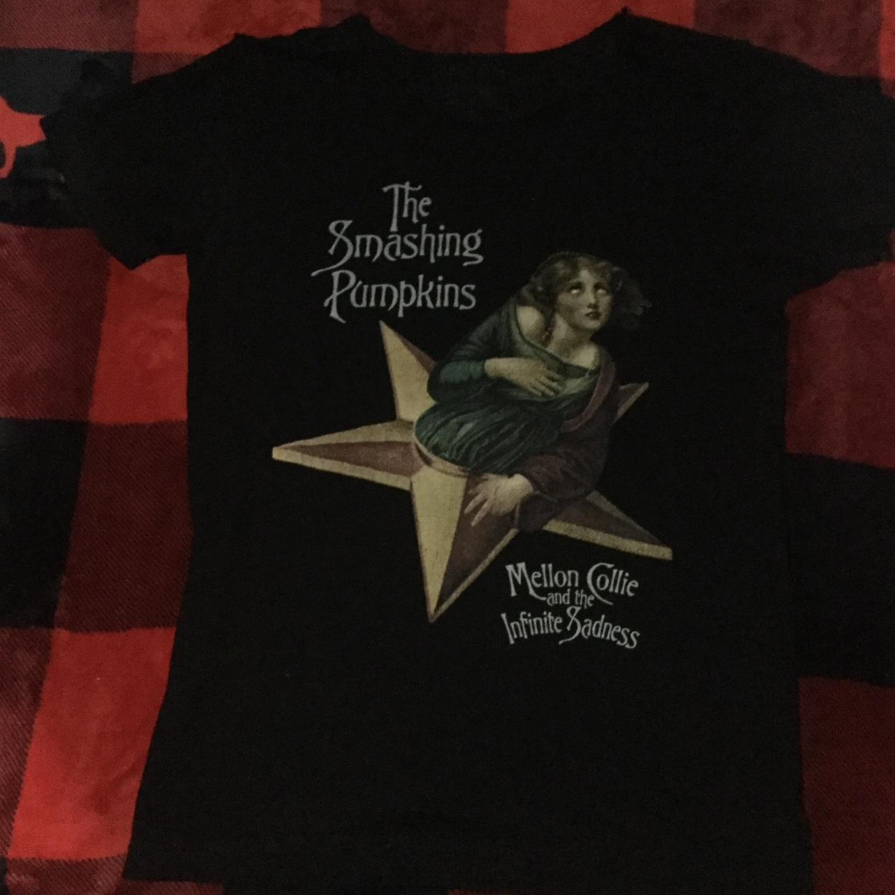 The Smashing Pumpkins album cover black messed up... - Depop