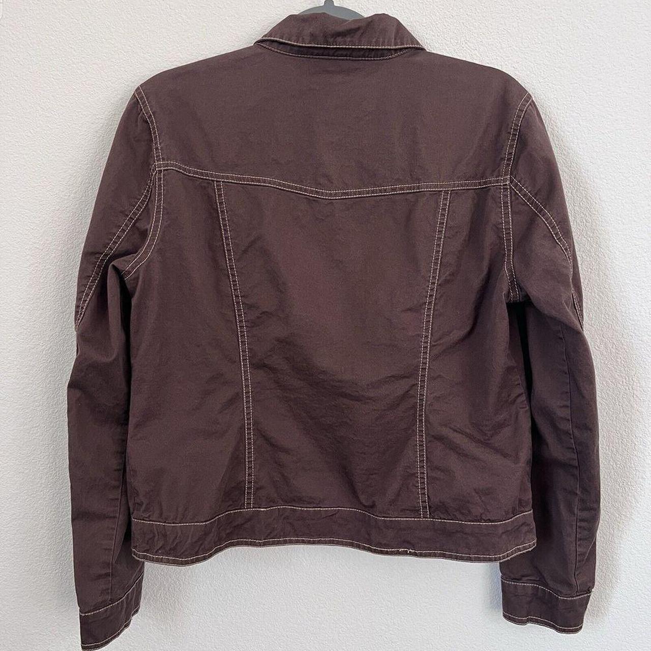 Dressbarn Womens Button Up Jacket Sz Medium... - Depop