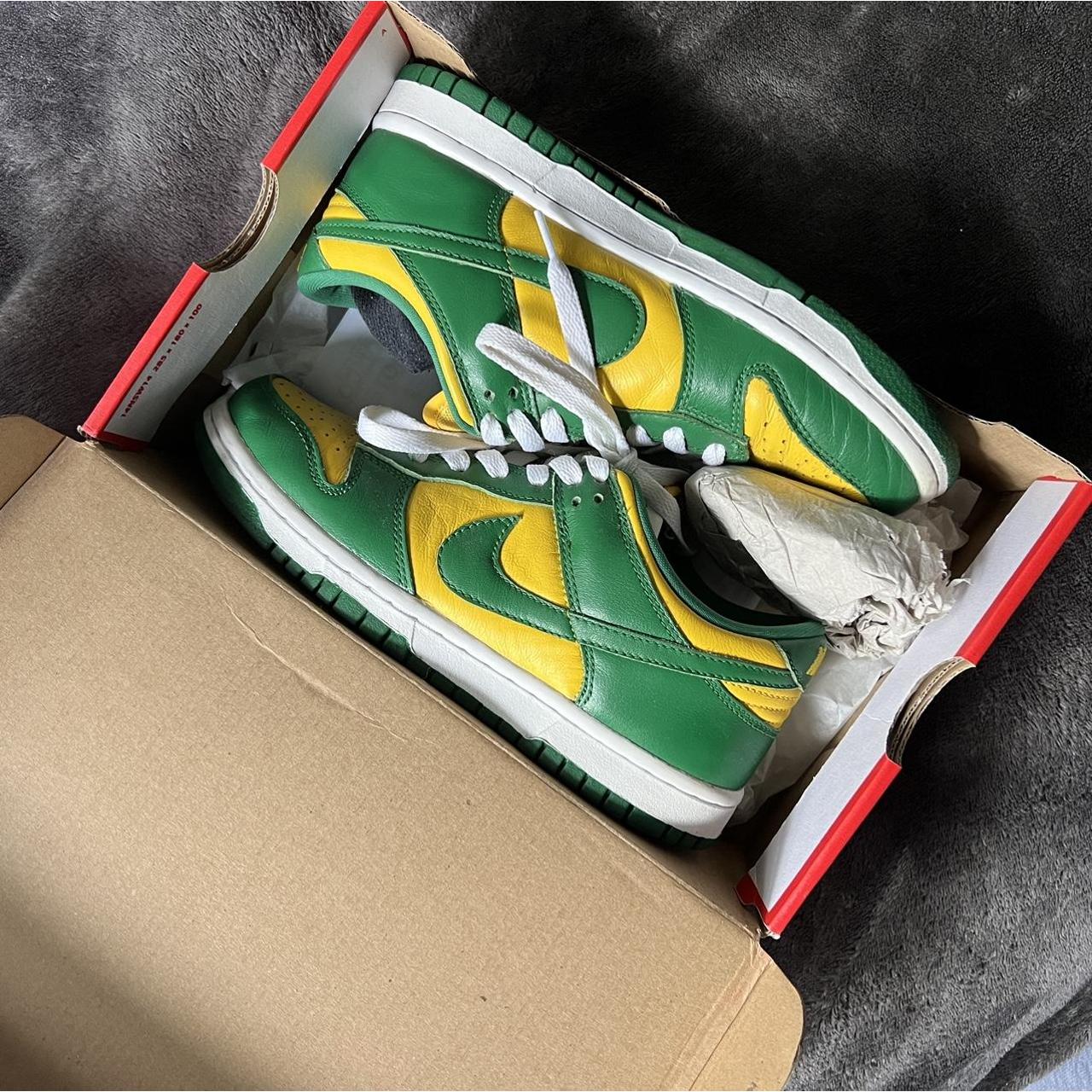 Brazil Dunks Hardly worn so in immaculate... - Depop