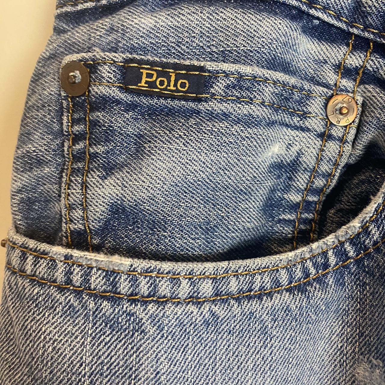 POLO RALPH LAUREN DISTRESSED SLIM MENS JEAN - THE... - Depop