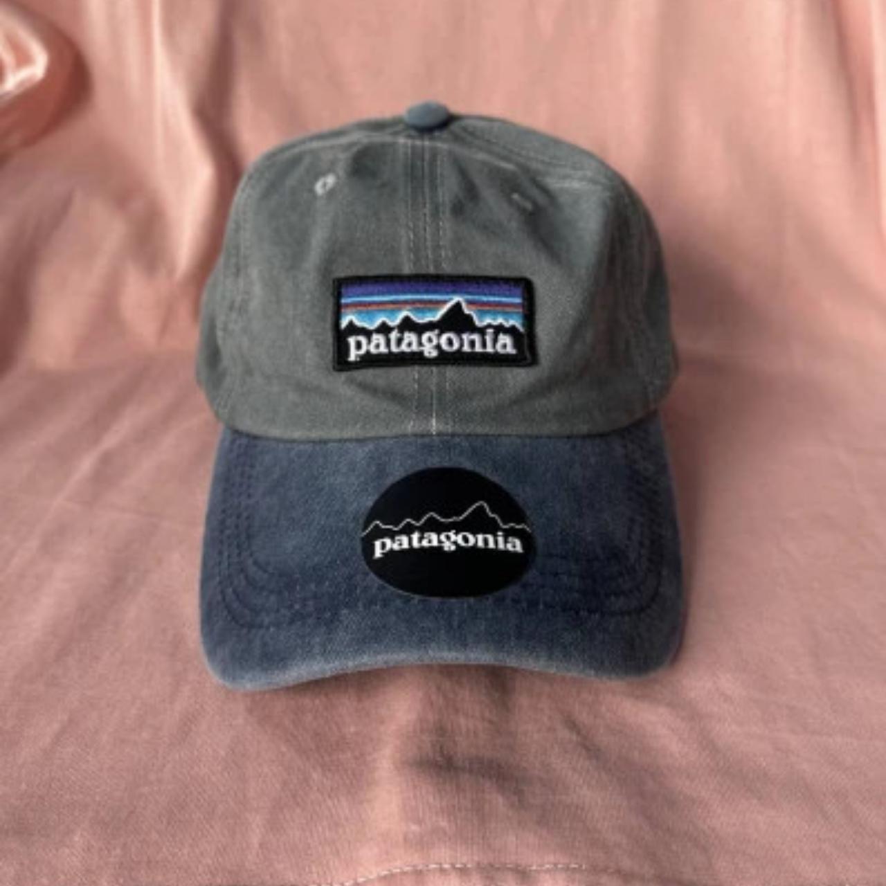 Patagonia Caps Grey Navy Colours Grey Navy - Depop