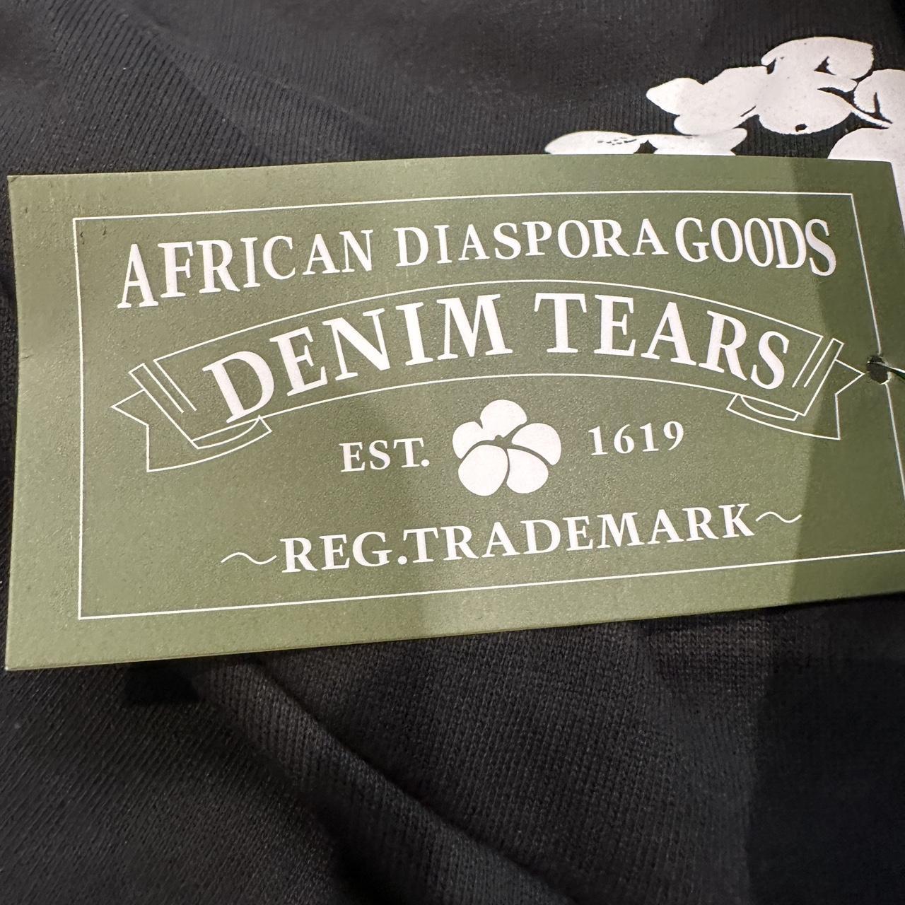 Demin tears hoodie - Depop