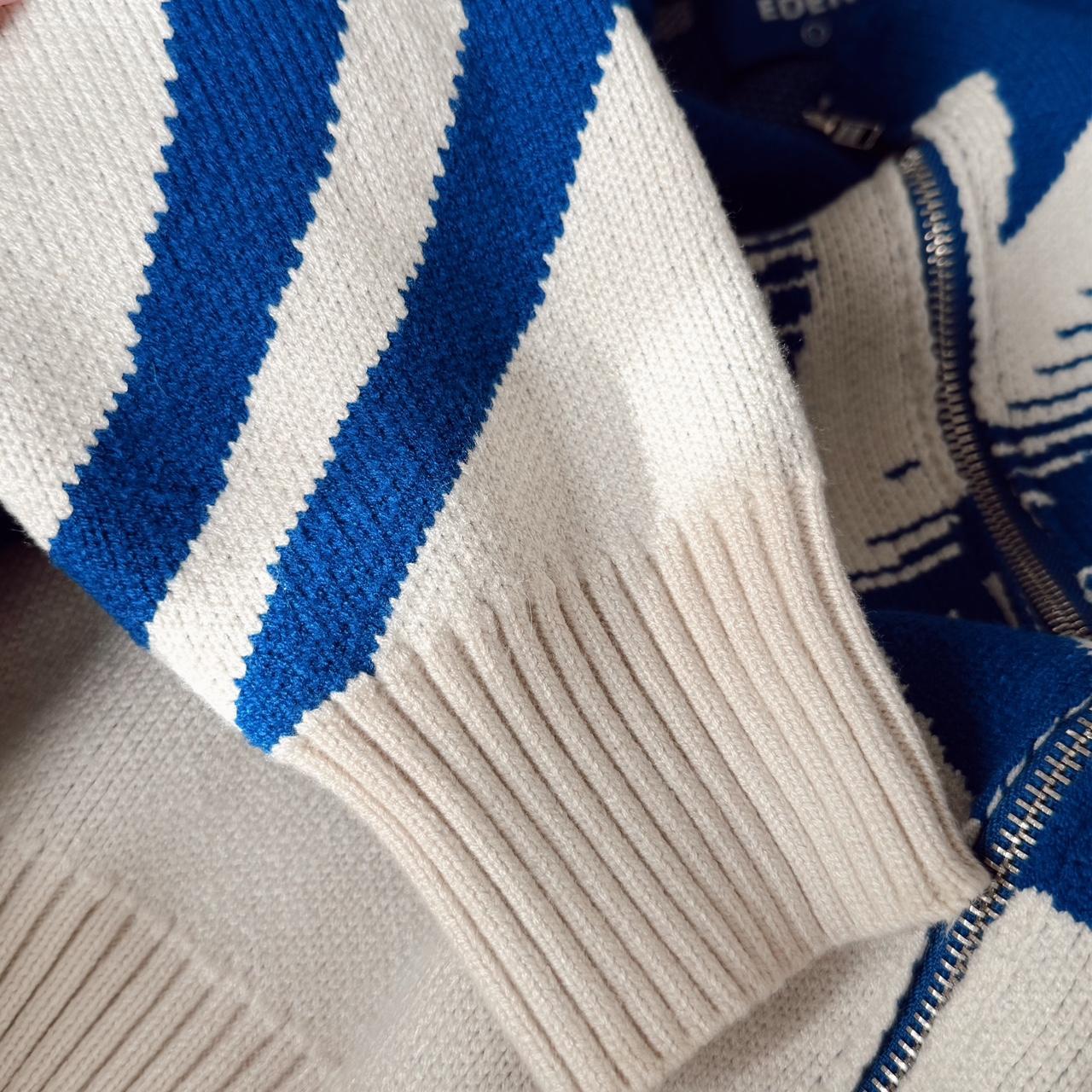 Elfric Eden blue and white jacket I only wore this... | Depop