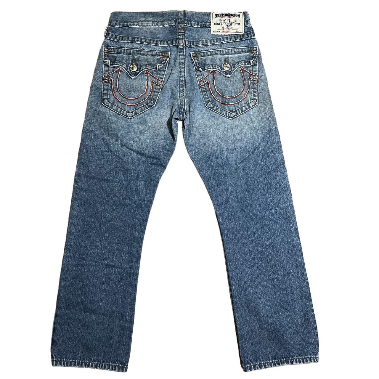 men’s true religion straight leg jeans super cool... - Depop