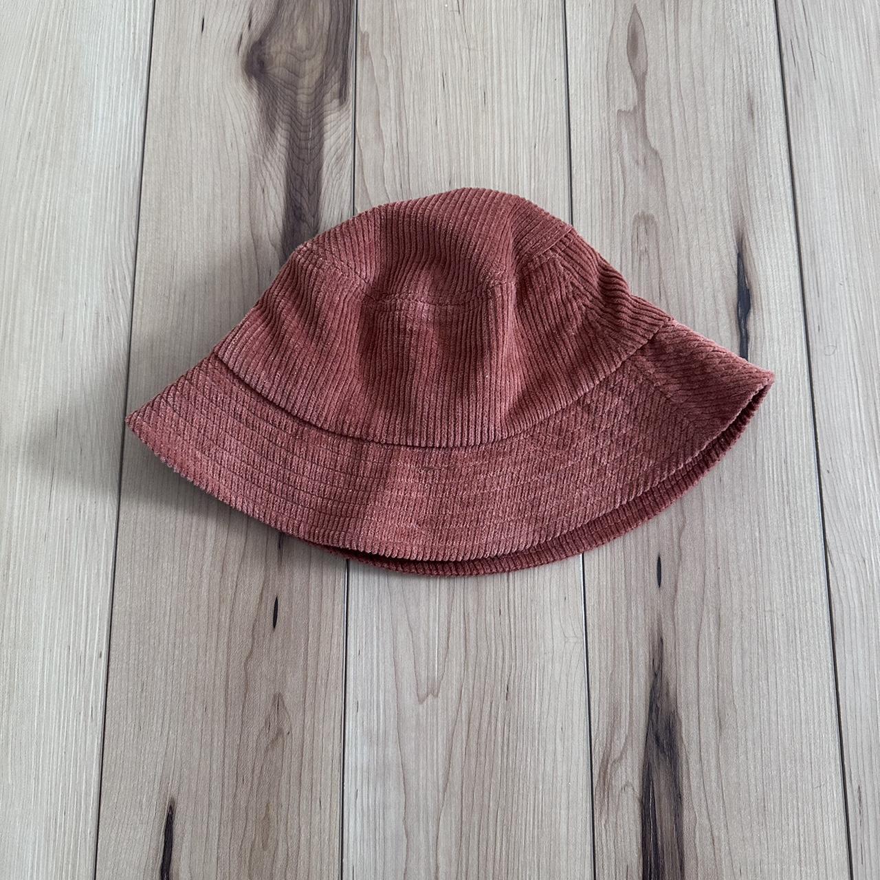 🤍 burnt orange corduroy bucket hat 🤍 fits small - Depop