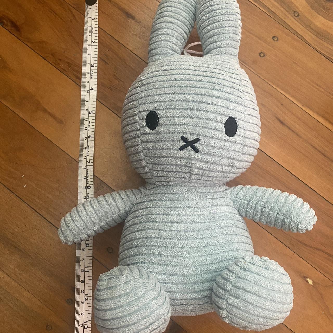 Miffy Corduroy Cyan Bunny Soft Plush Toy... - Depop