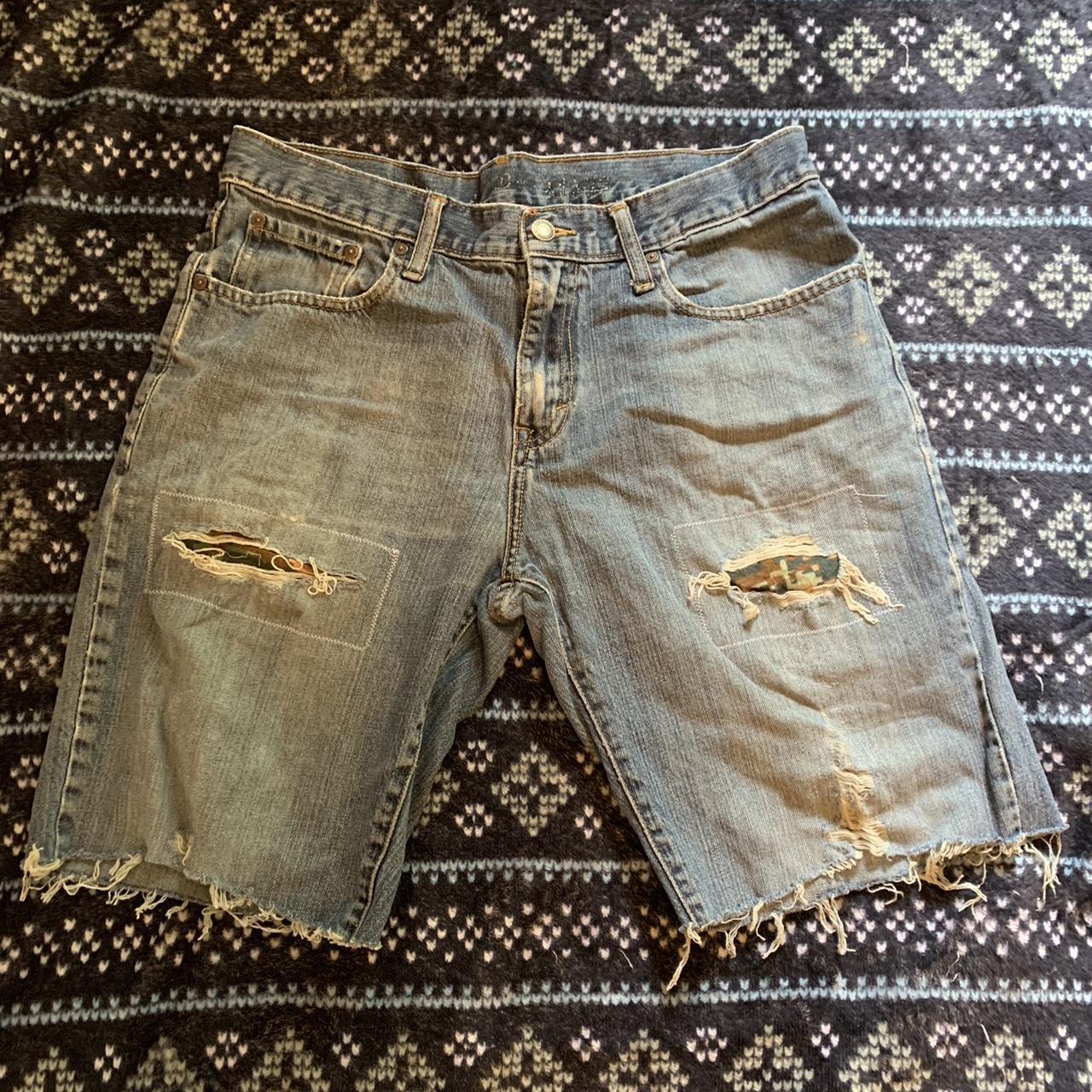 Custom made baggy jorts - Depop