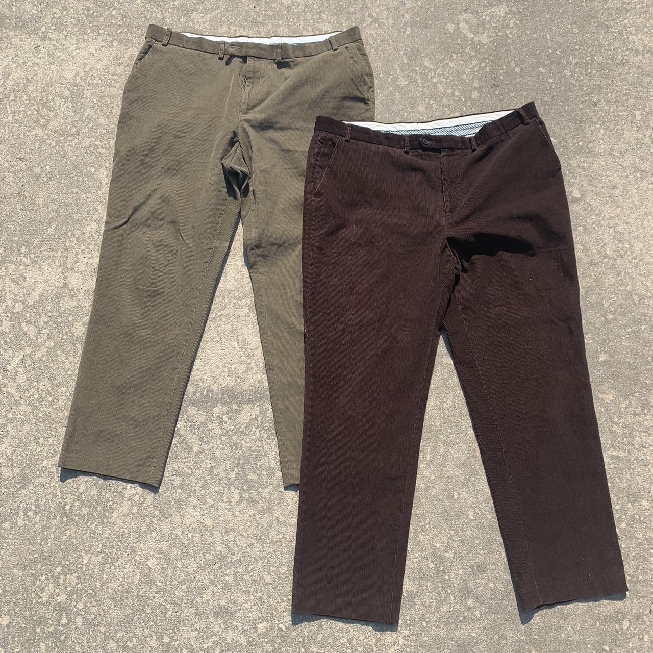 Two Ralph Lauren Baggy Corduroy Pants #Vintage... - Depop