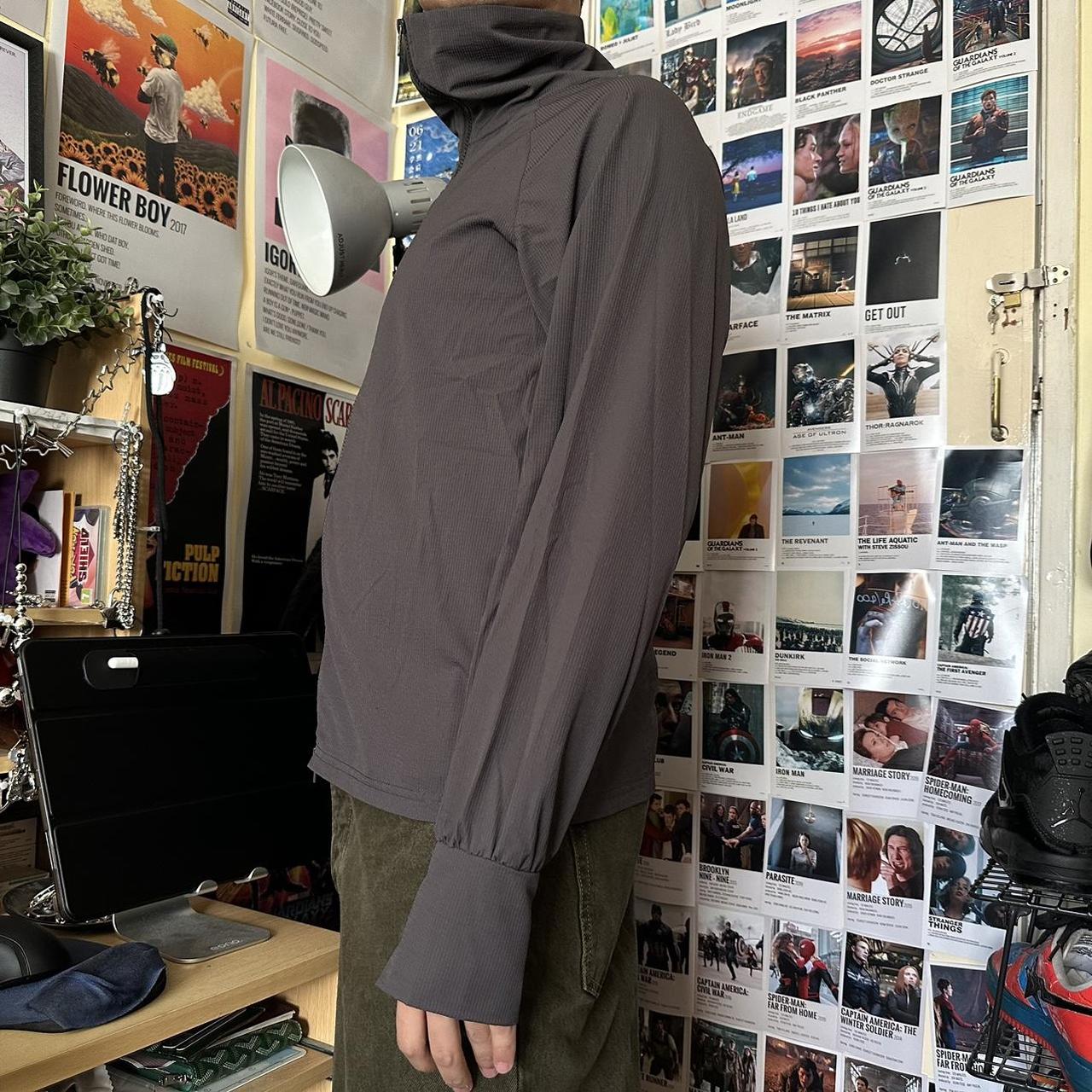 Tech Jacket, High Collar Neck Fits like a... - Depop