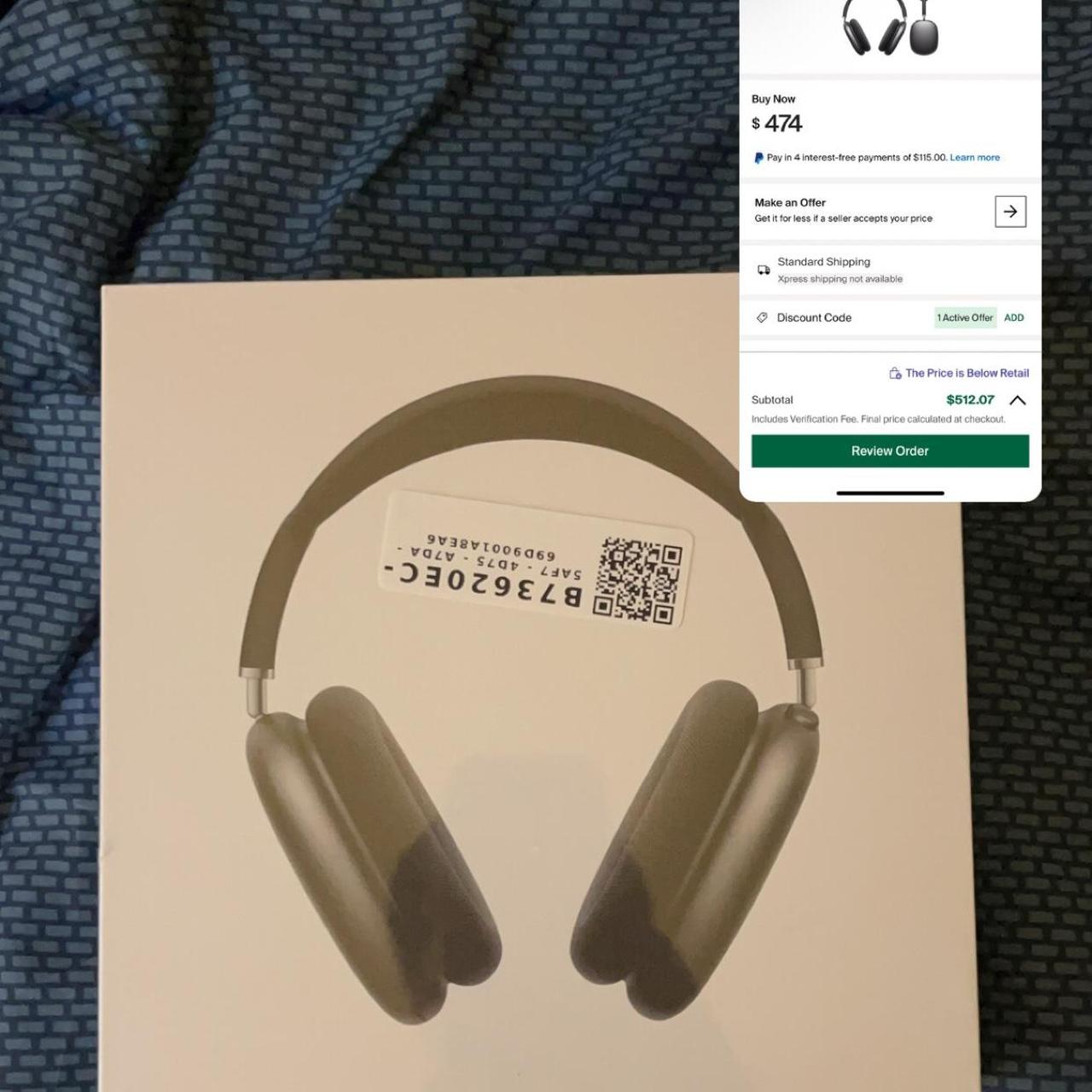 Airpod MaxSpace Grey Brand New dm prior to purchasing - Depop