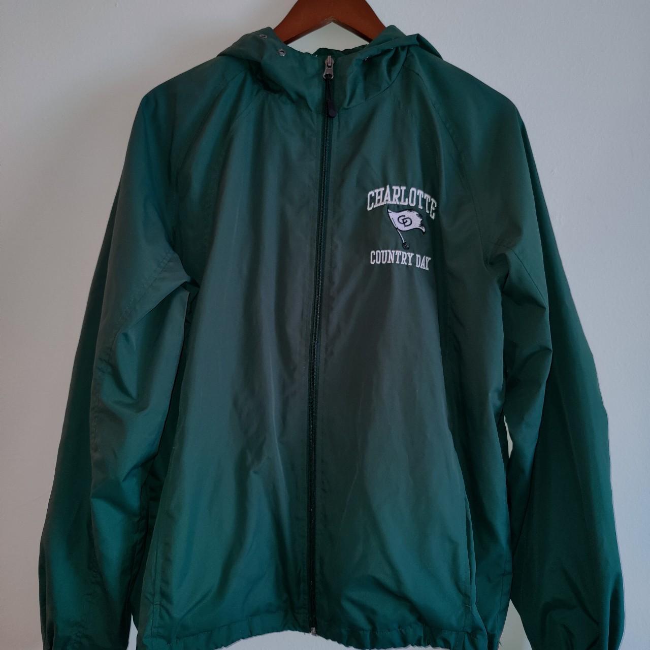 Sport-Tek windbreaker with Charlotte Country Day logo. - Depop