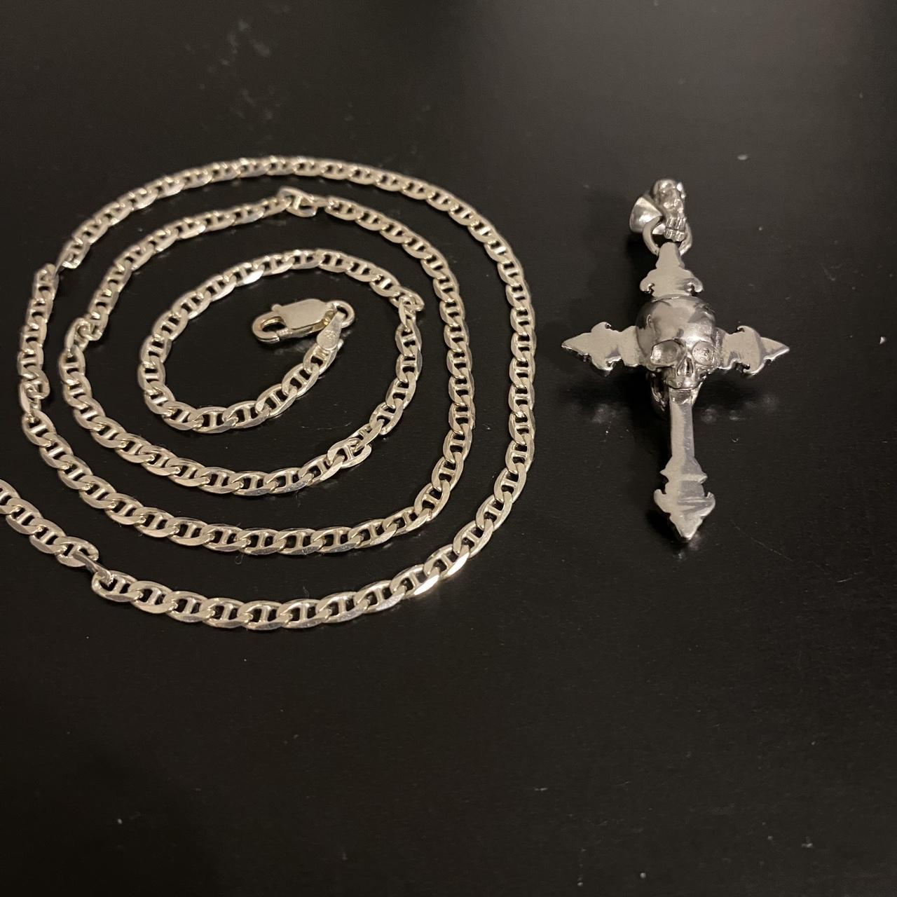 Hard jewelry dyt pendant+3mm 20” chain Pendant is... - Depop