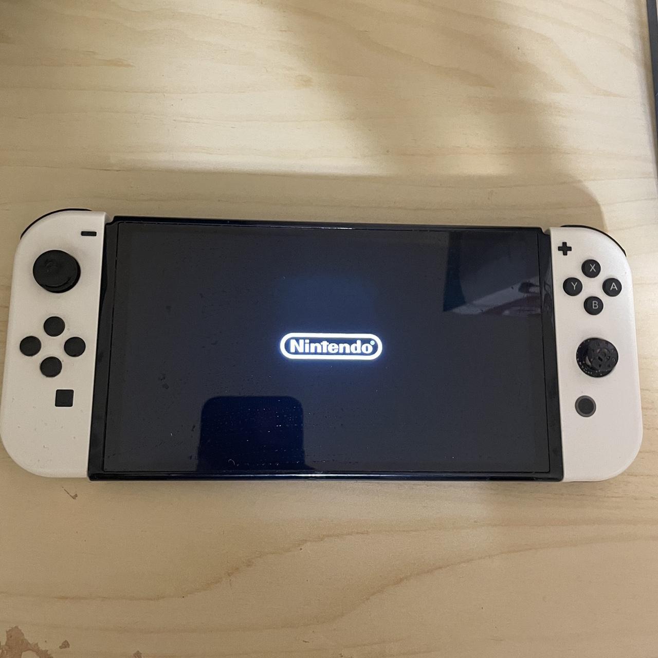 Newest White Oled Nintendo Switch (Ok Condition) - Depop