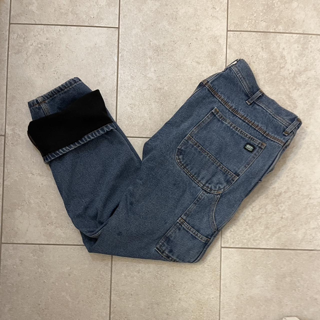 Key Carpenter fleece lined jeans, size 36-32 no... - Depop