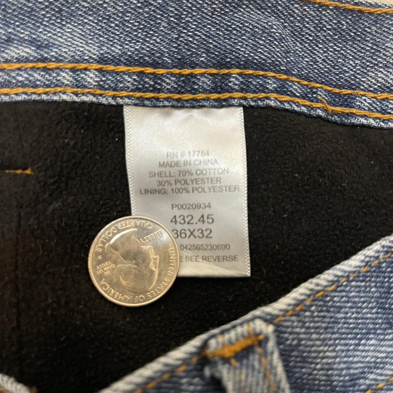 Key Carpenter fleece lined jeans, size 36-32 no... - Depop