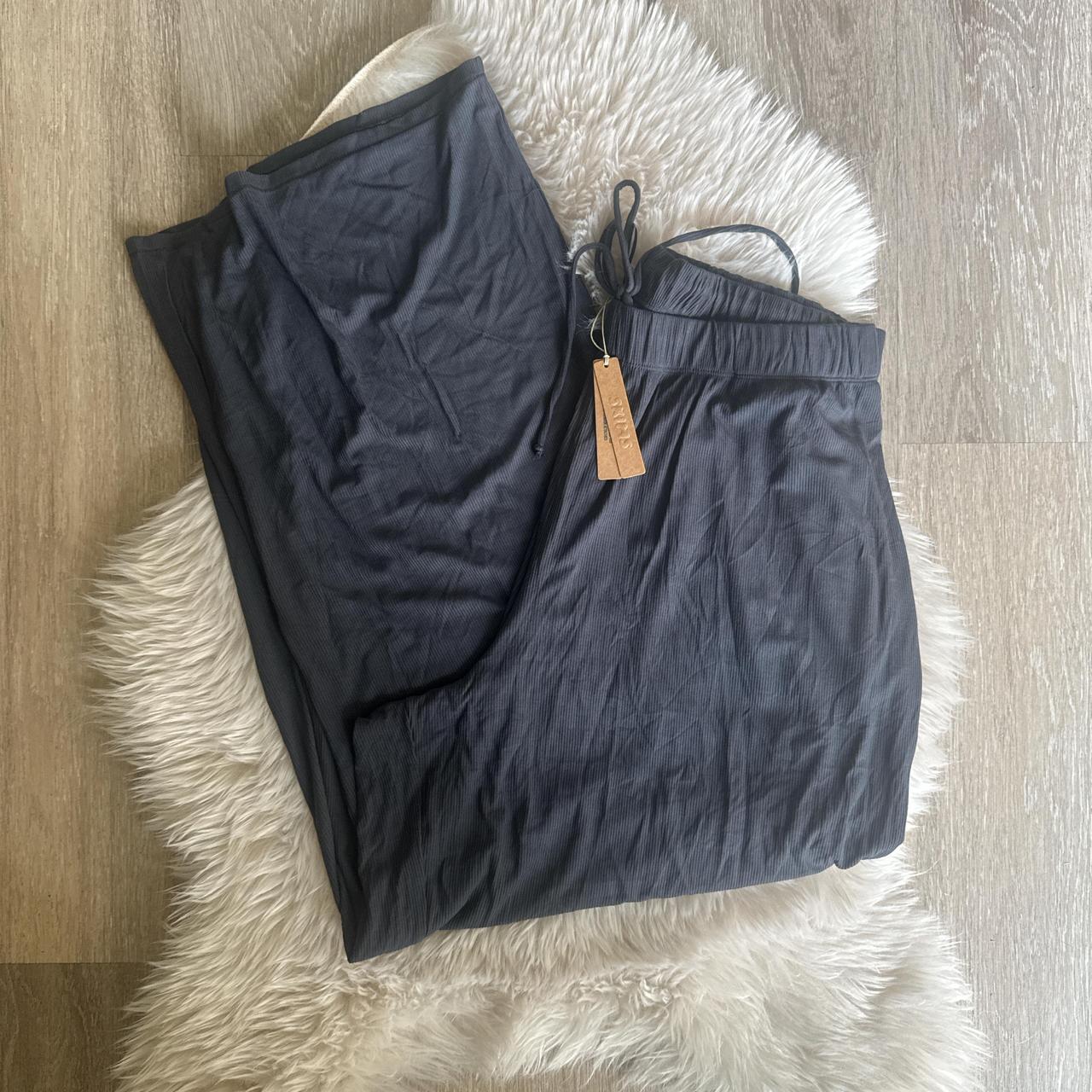 NWOT SKIMS Soft Lounge Draw String Pant - Graphite... - Depop