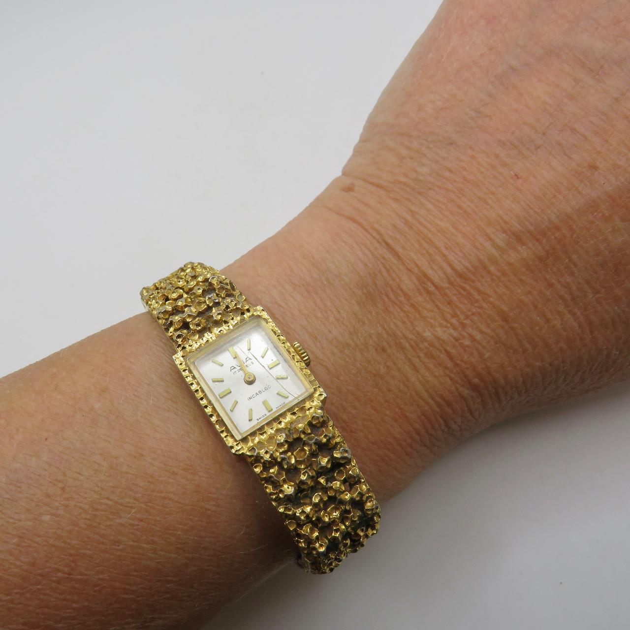 Avia Women's Gold Watch | Depop