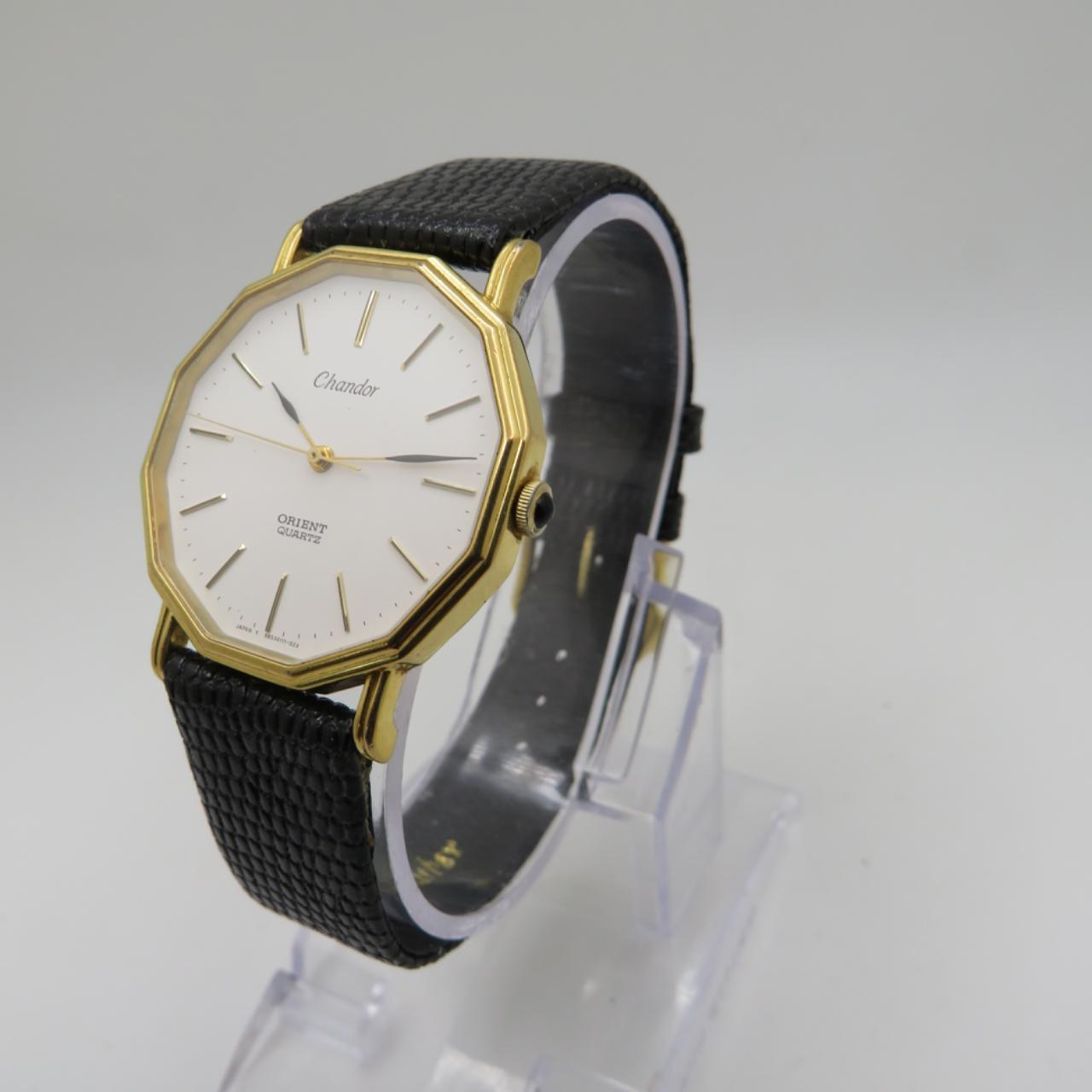 Vintage gold watch / orient chandor watch / gold... | Depop