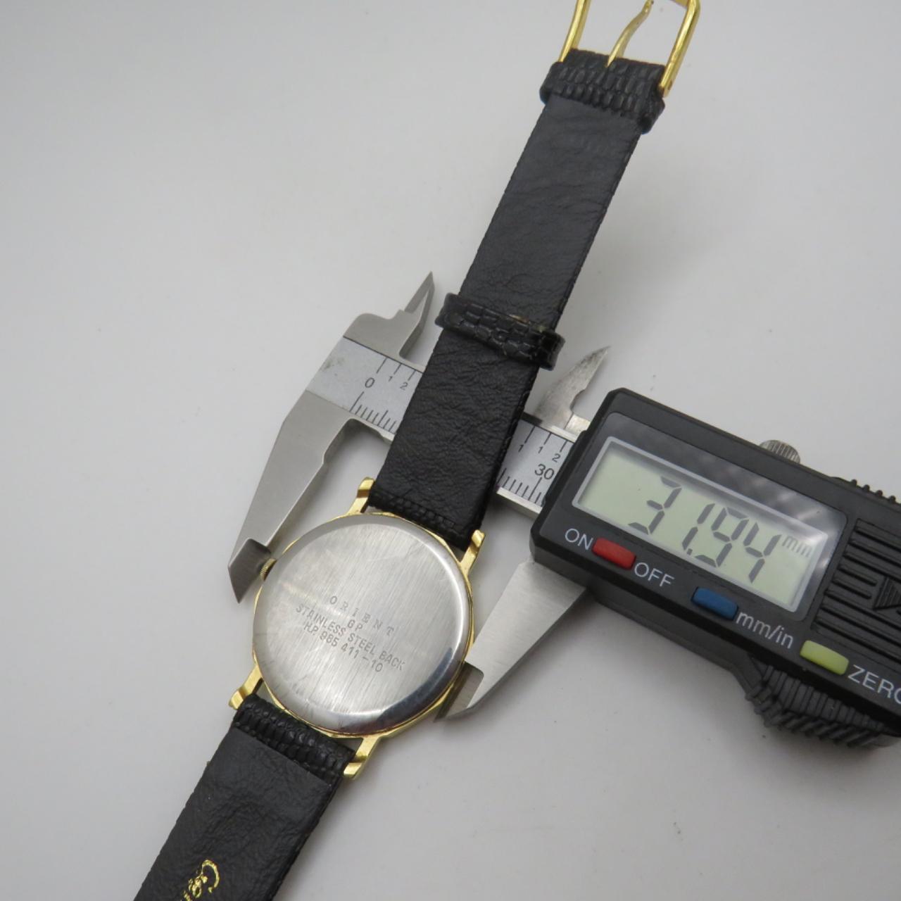 Vintage gold watch / orient chandor watch / gold... | Depop