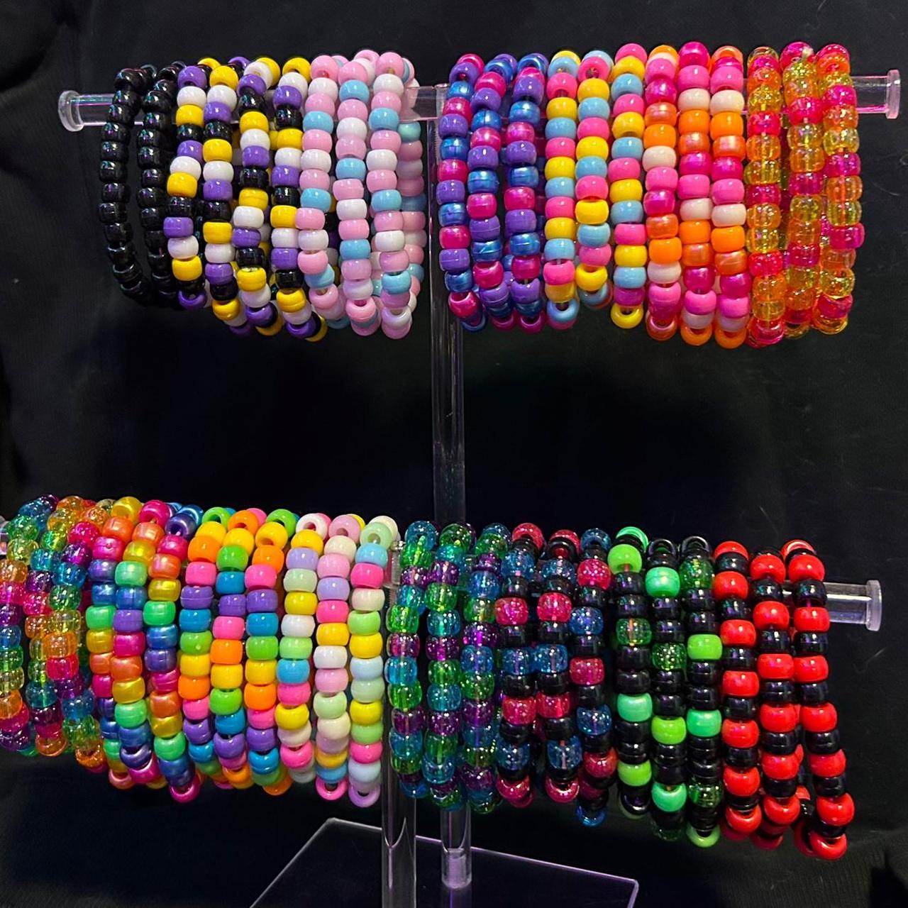 Hand Made Beaded Scenecore Bracelets! Made on super... - Depop