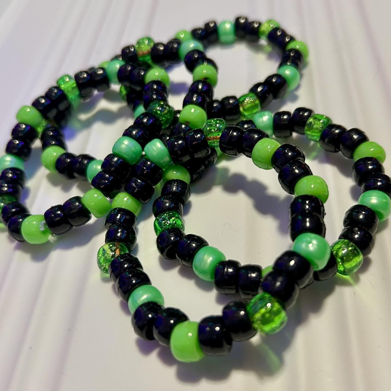 Hand Made Beaded Scenecore Bracelets! Made on super... - Depop