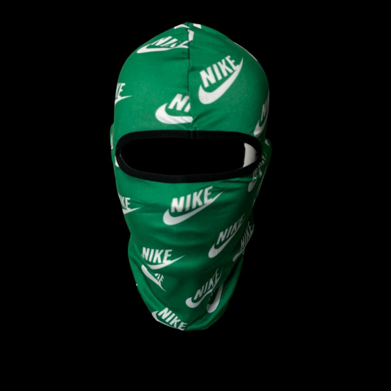 Green Nike Logo Lightweight Mask - One Size -... - Depop