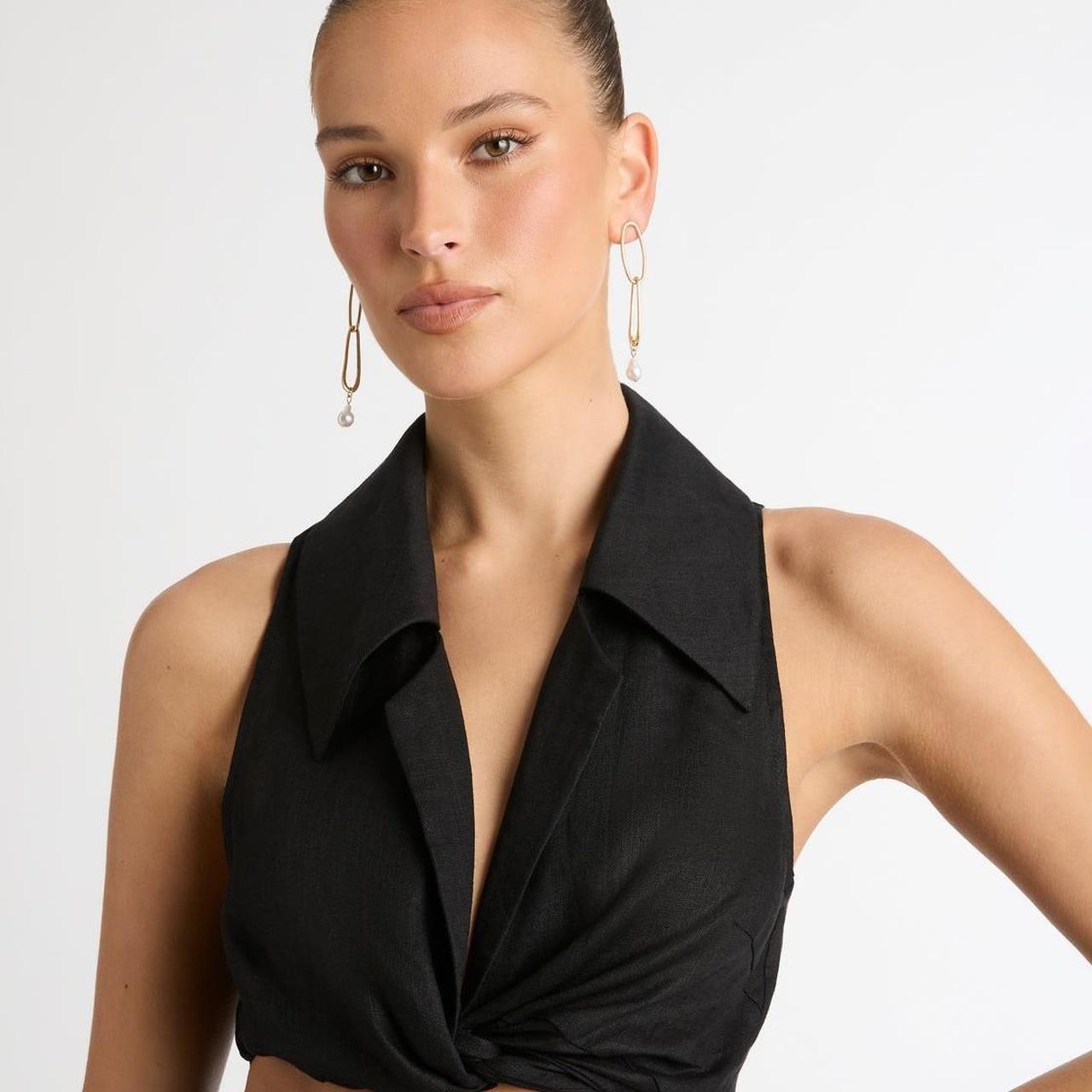 SHEIKE Frankie Linen Top Size 12 - Can fit size... - Depop