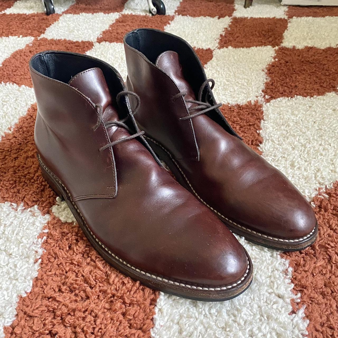 Thursday Scout brown leather boots in men’s size... | Depop