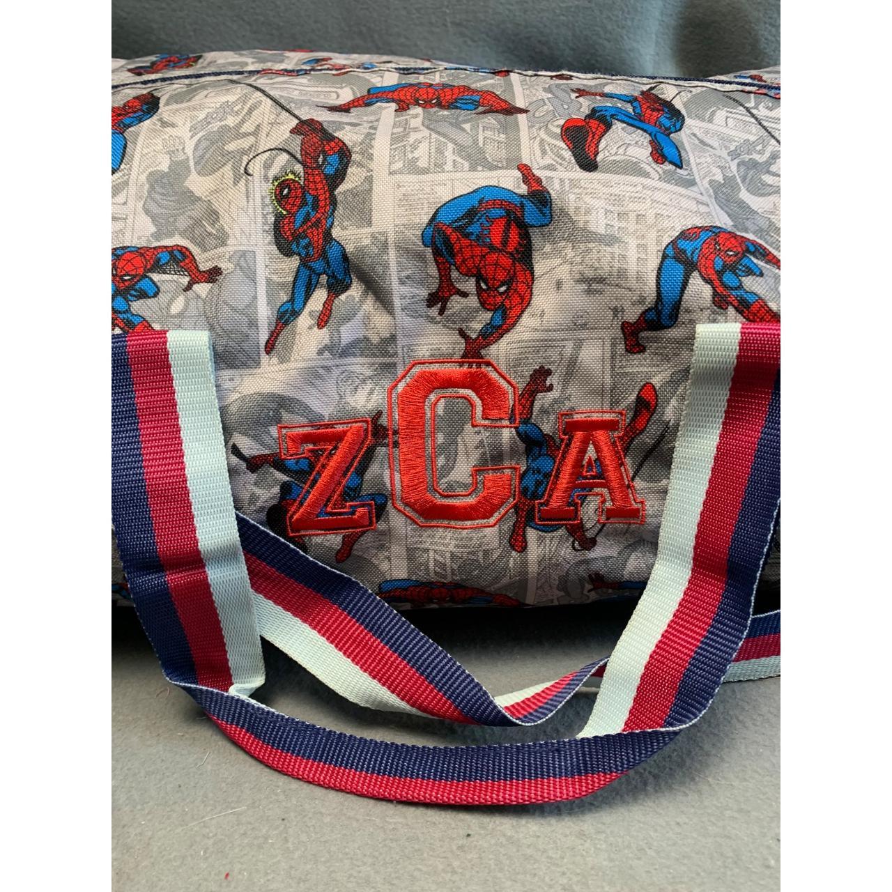 Pottery Barn Kids Marvel Spider-Man Duffle Bag with... - Depop