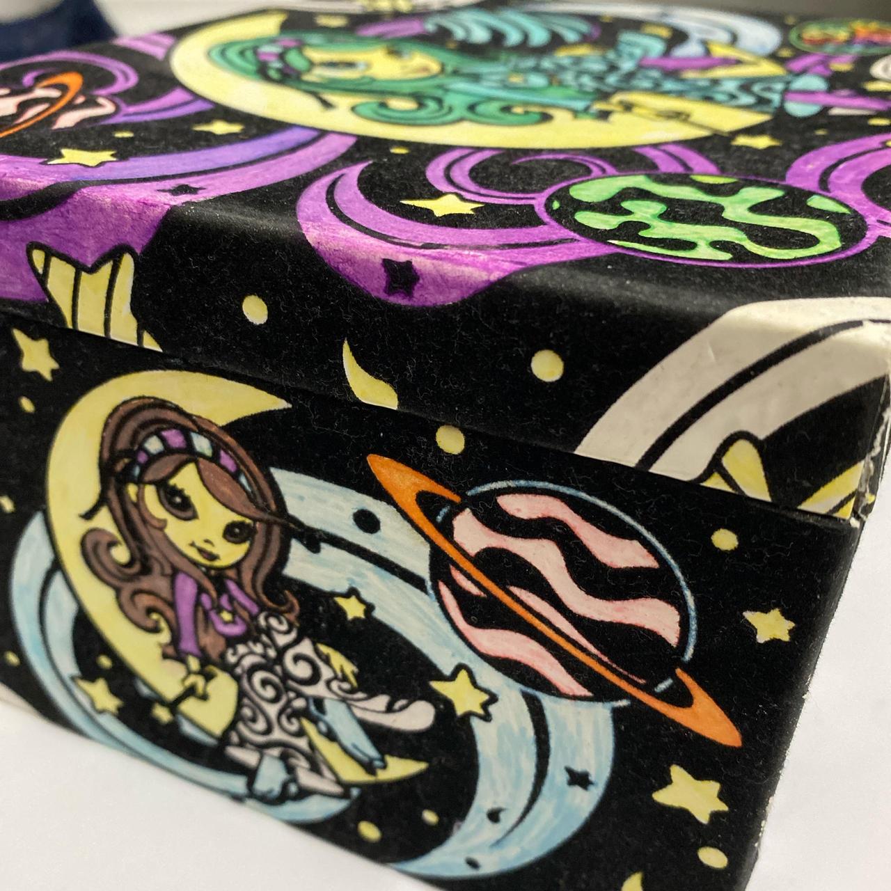 Vintage Lisa Frank box Perfect for stationery or... - Depop