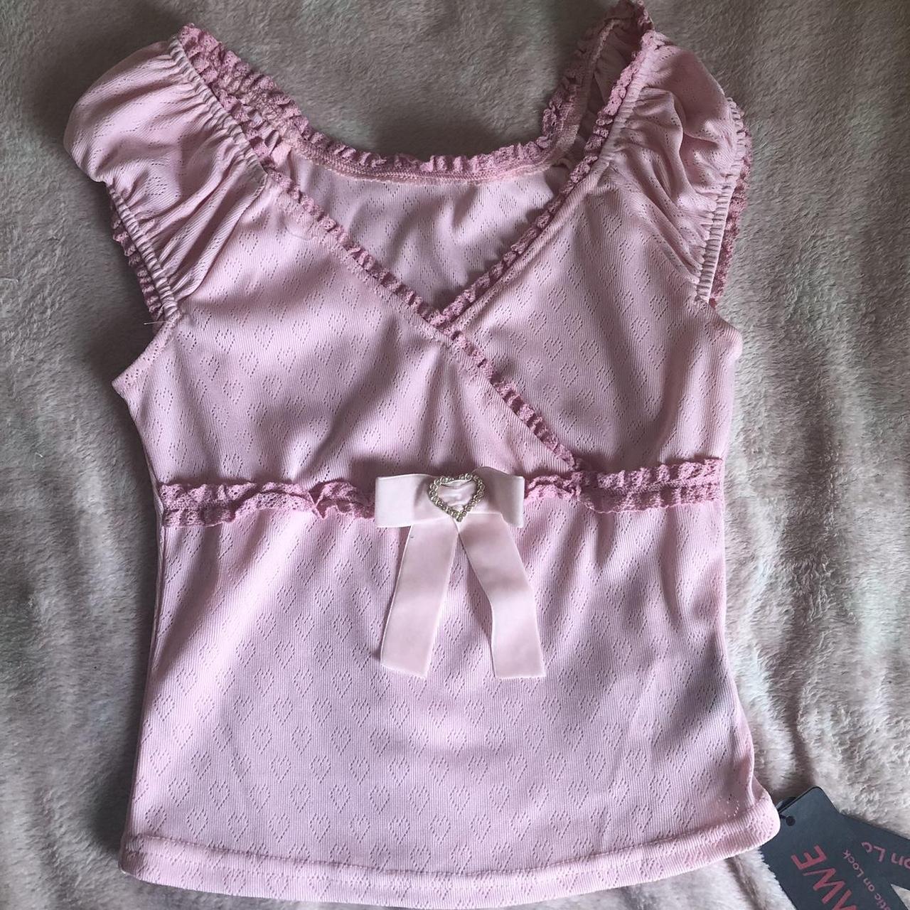 Adorable pink princess shirt for lovely girls! Open... - Depop
