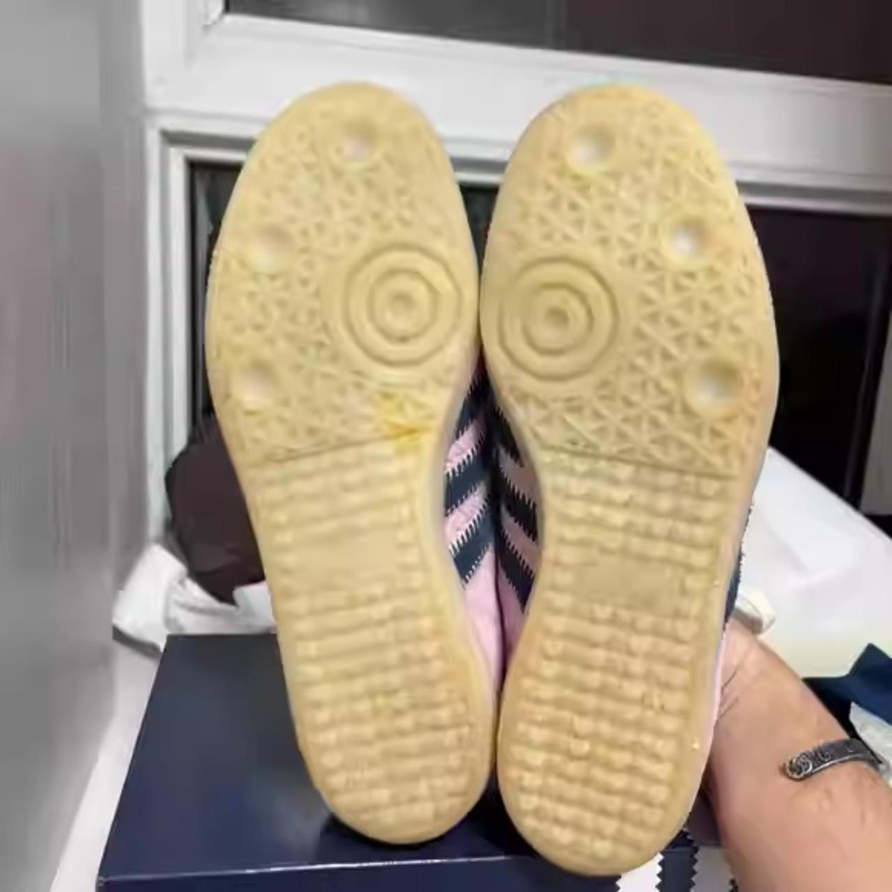 Notitle x Adidas Originals Samba Sneakers Pink/Navy... - Depop