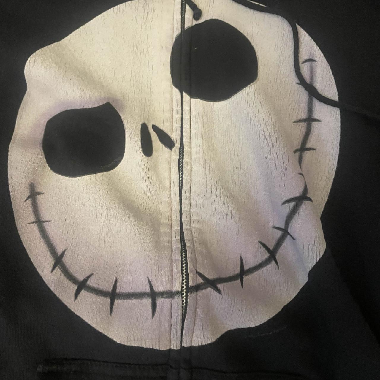 Emo Jack Skellington Zip Up Jacket Tag Was Cut Or Depop