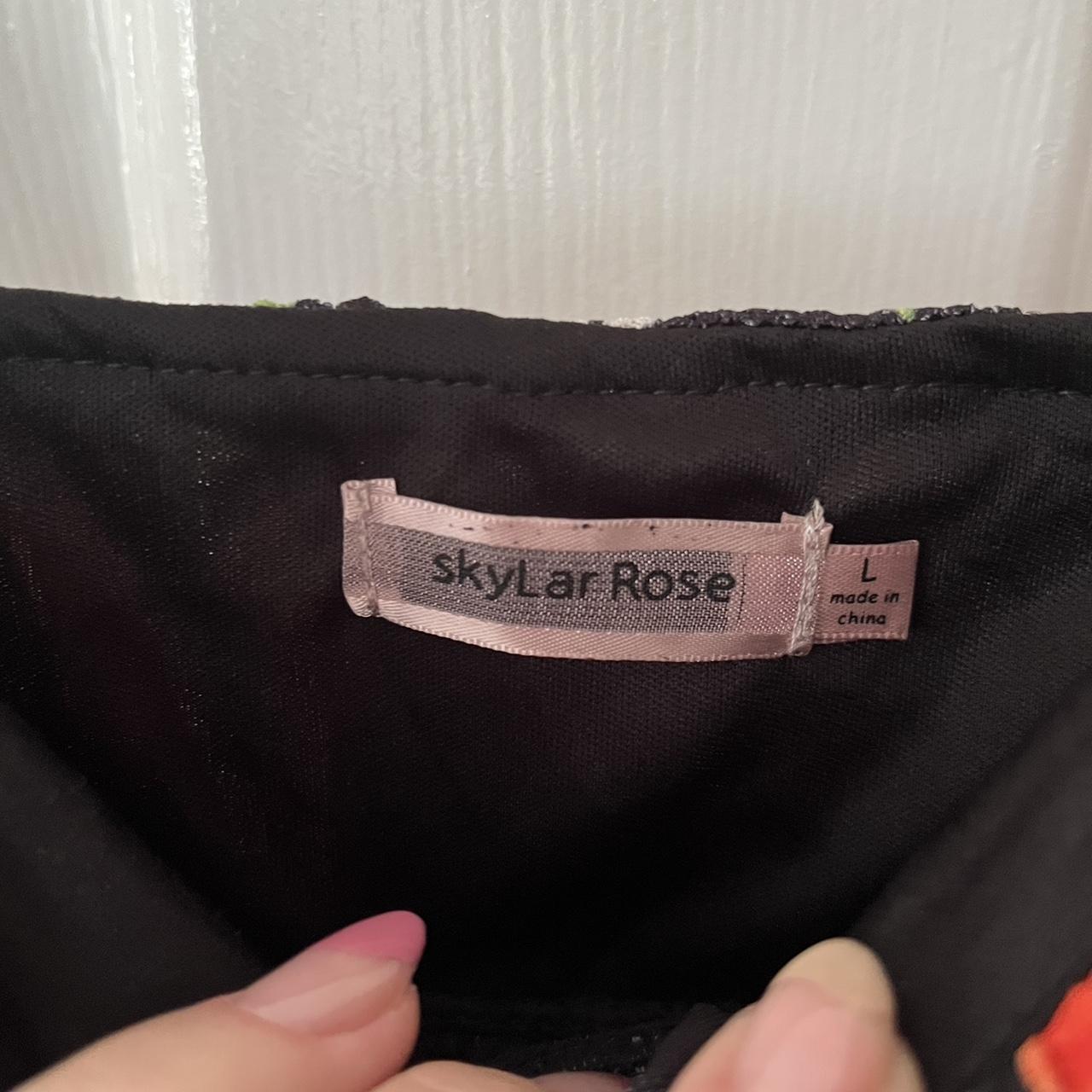 skyLar Rose Mini Rushed Dress Spaghetti... - Depop