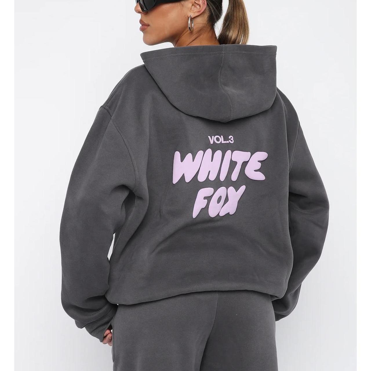 ADORABLE White Fox Offstage Hoodie in “Volcanic”... - Depop