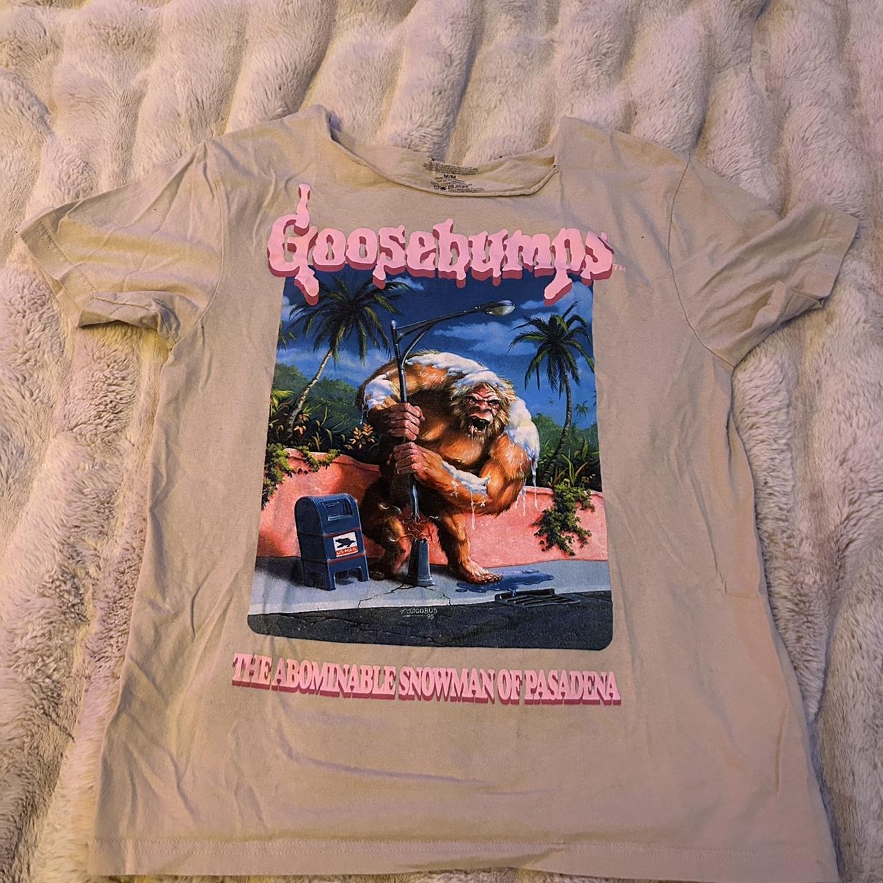 Goosebumps Abominable Snowman tee (Collar of shirt... - Depop