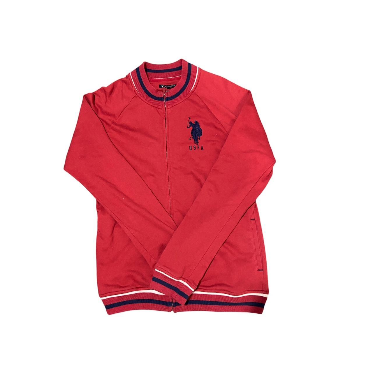 polo zip up size L men’s but fits more like a... - Depop