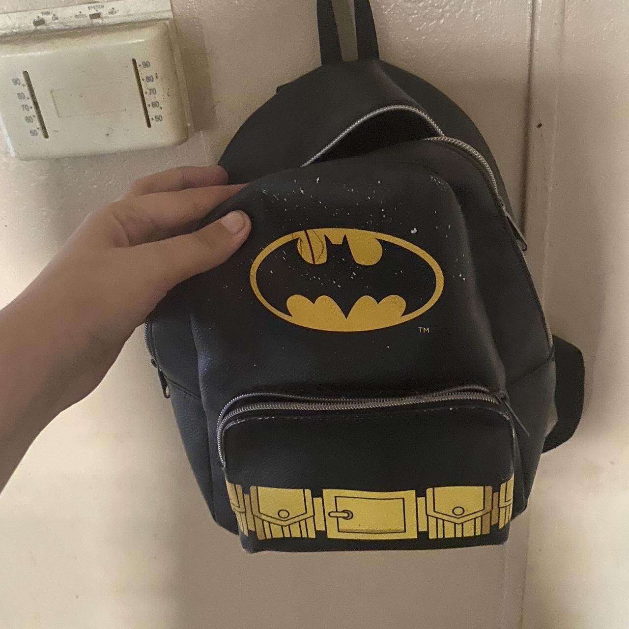 Batman mini backpack fair condition front is... - Depop