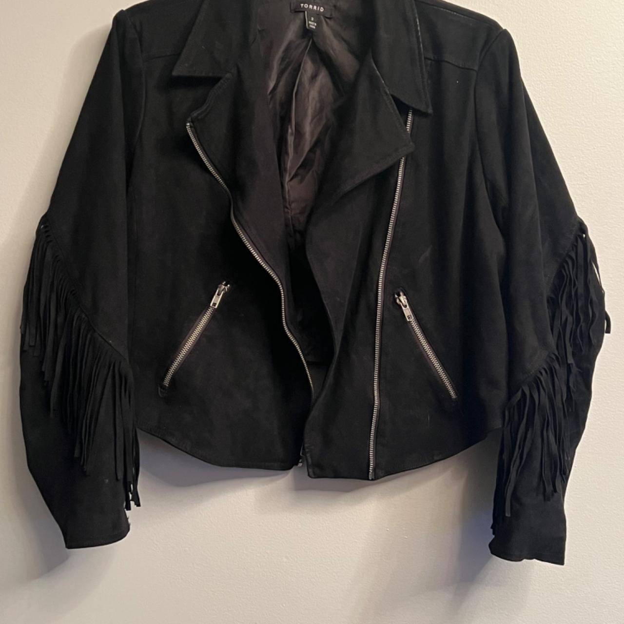 Torrid women’s jacket. Size 2 ( plus size ) Micro... - Depop