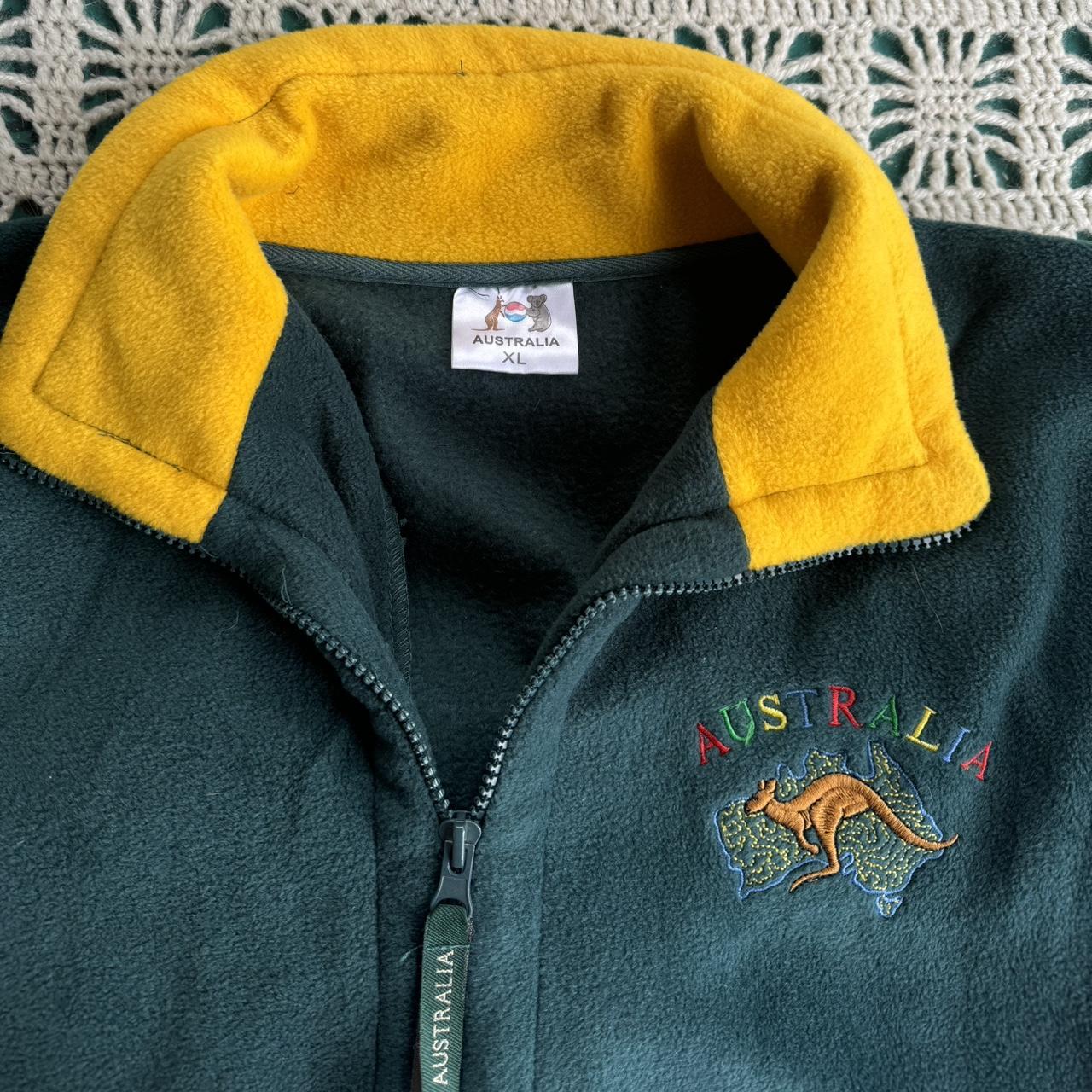 Coolest vintage Australia fleece jacket Sized... - Depop