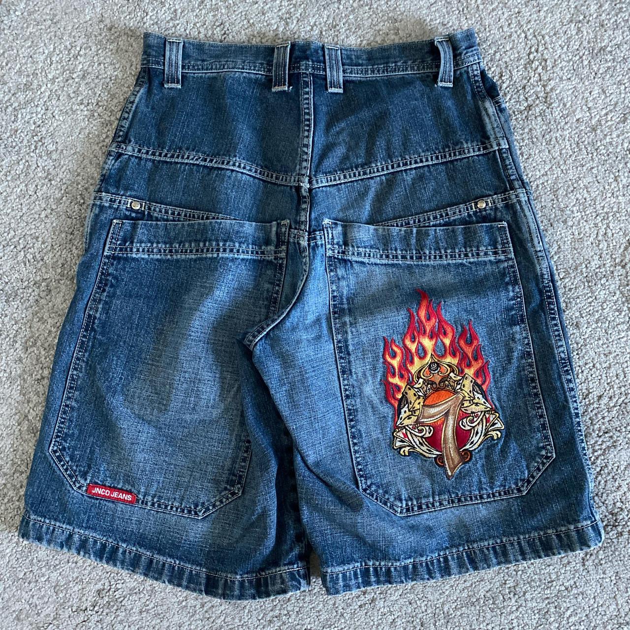 SICK LUCKY SEVEN JNCO JORTS ♠️♥️♣️ Mint condition with... - Depop
